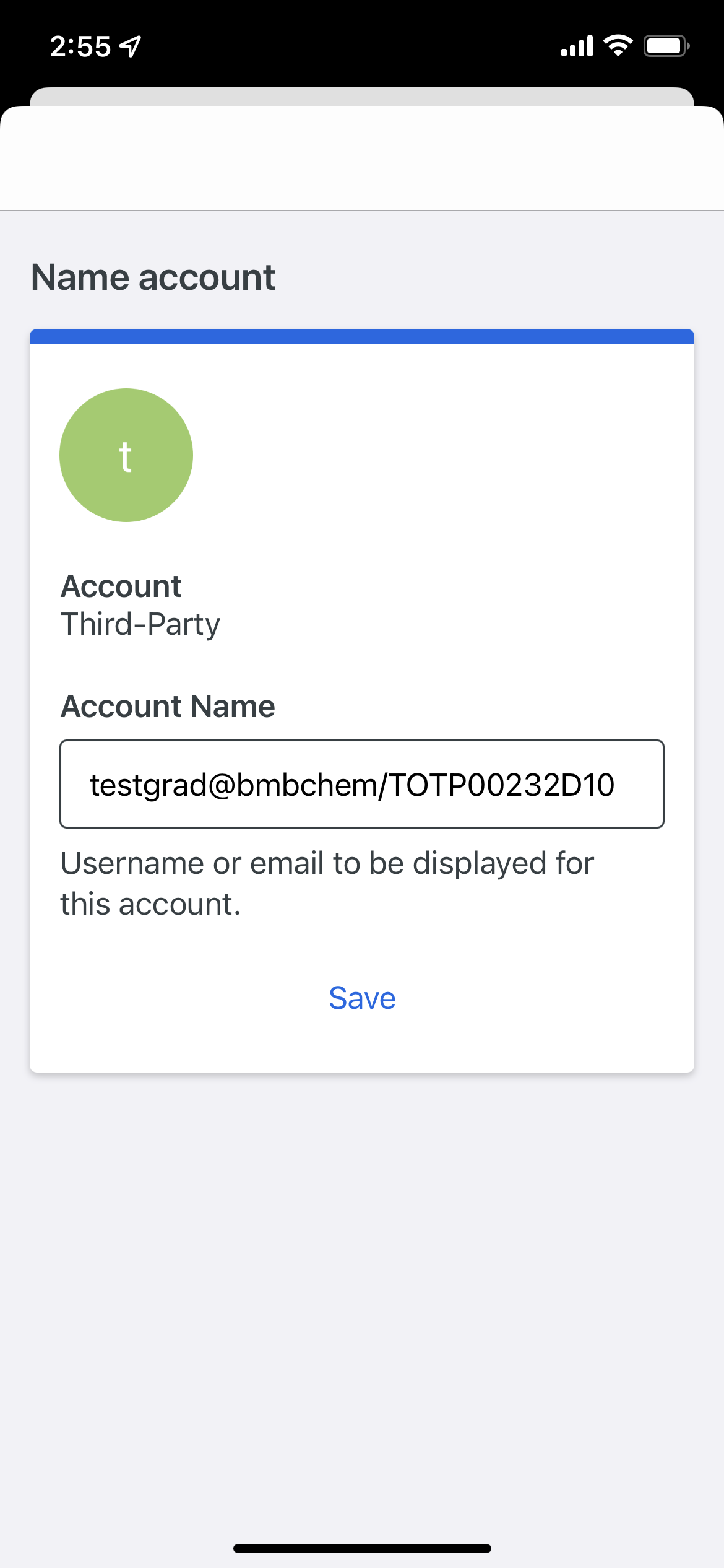 DUO Mobile screenshots – Capturing a QR Code – BMB & Chemistry IT